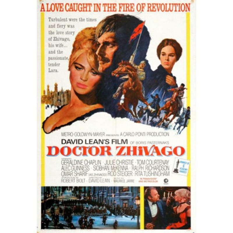 Quadro Poster Doutor Jivago 100 X 70 Cm | MadeiraMadeira