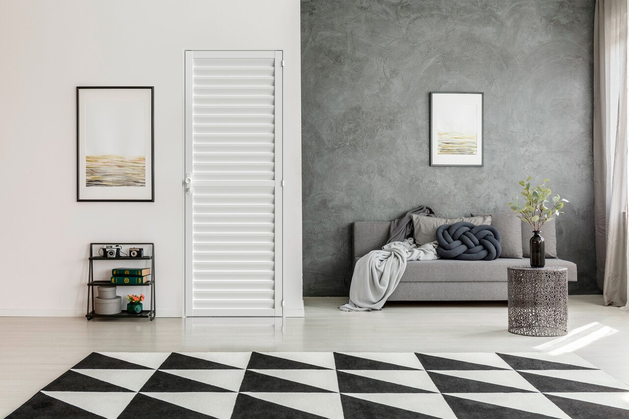 Porta Giro Laminada 0,72m X 2,10m Direita em Alumínio Branco – Vitrolar ...