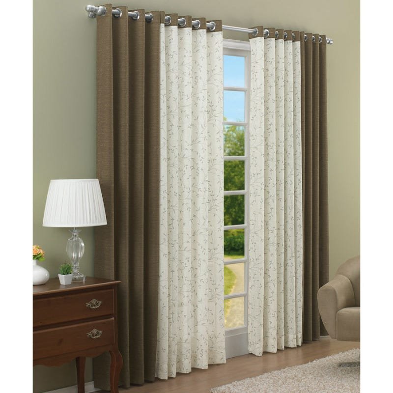 Cortina Pamela 4643 - 4,80M x 2,50M - para Varão - Dohler | MadeiraMadeira