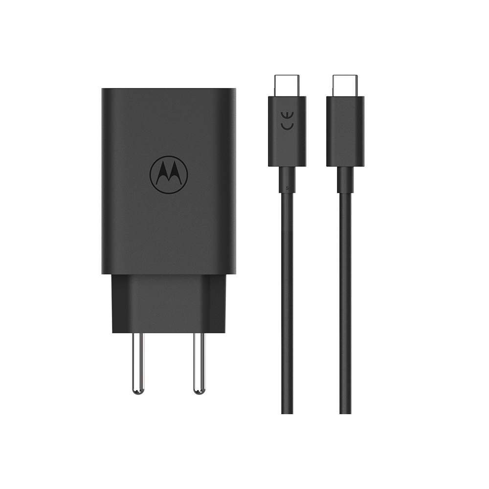 Carregador Turbo Power 68w Com Cabo USB-C Original Motorola ...