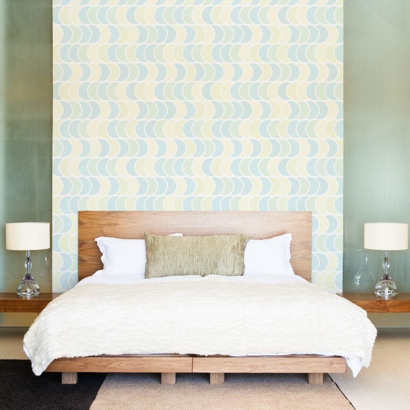 Papel de Parede Adesivo Meia Lua 2,70x0,57m | MadeiraMadeira