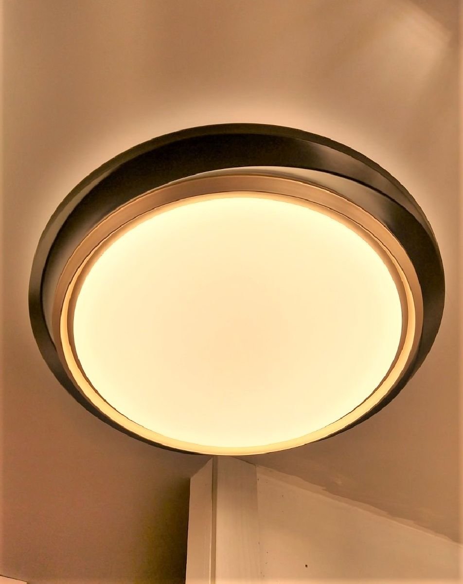 Plafon Led Red. 50cm Sala de Estar Quarto Hall de Entrada | MadeiraMadeira