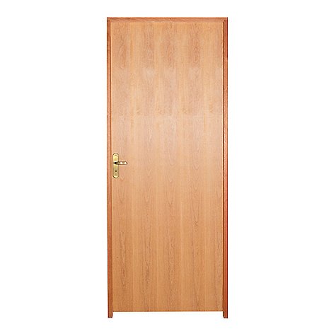 PORTA LISA IMBUIA 210X62 ESQUERDO BATENTE 14 ECO UNIPORTAS | MadeiraMadeira