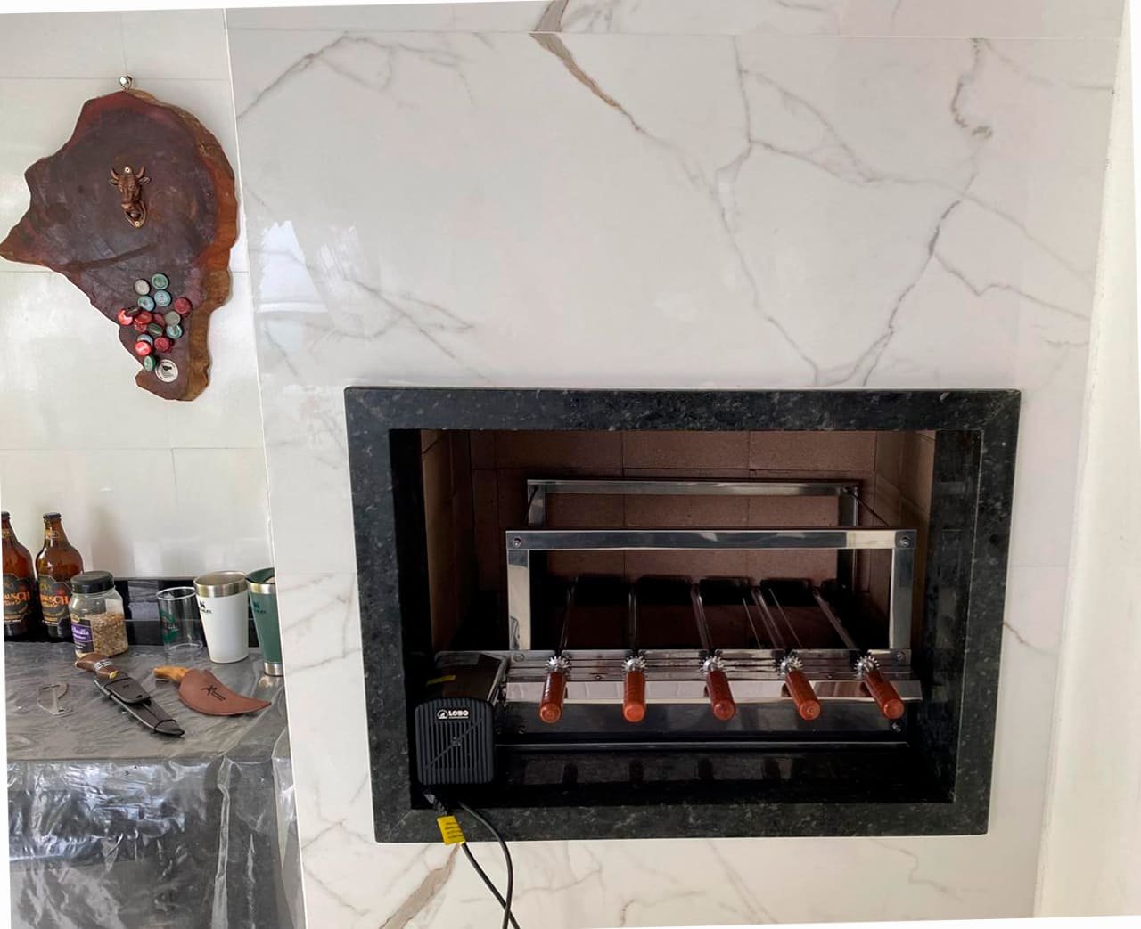 Kit Giratório em Aço Inox 430 GSA Plus 5/69 Lobo Churrasqueiras ...