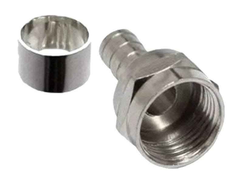 Conector Rg6 de Anilha Ilhós Anel (Pacote com 500 Unidades ...