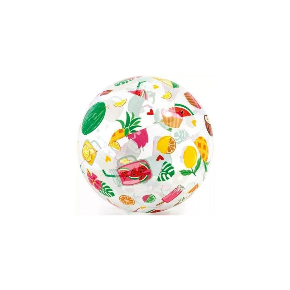 Bola De Praia Estampada Média - Laranja E Melancia Intex | MadeiraMadeira