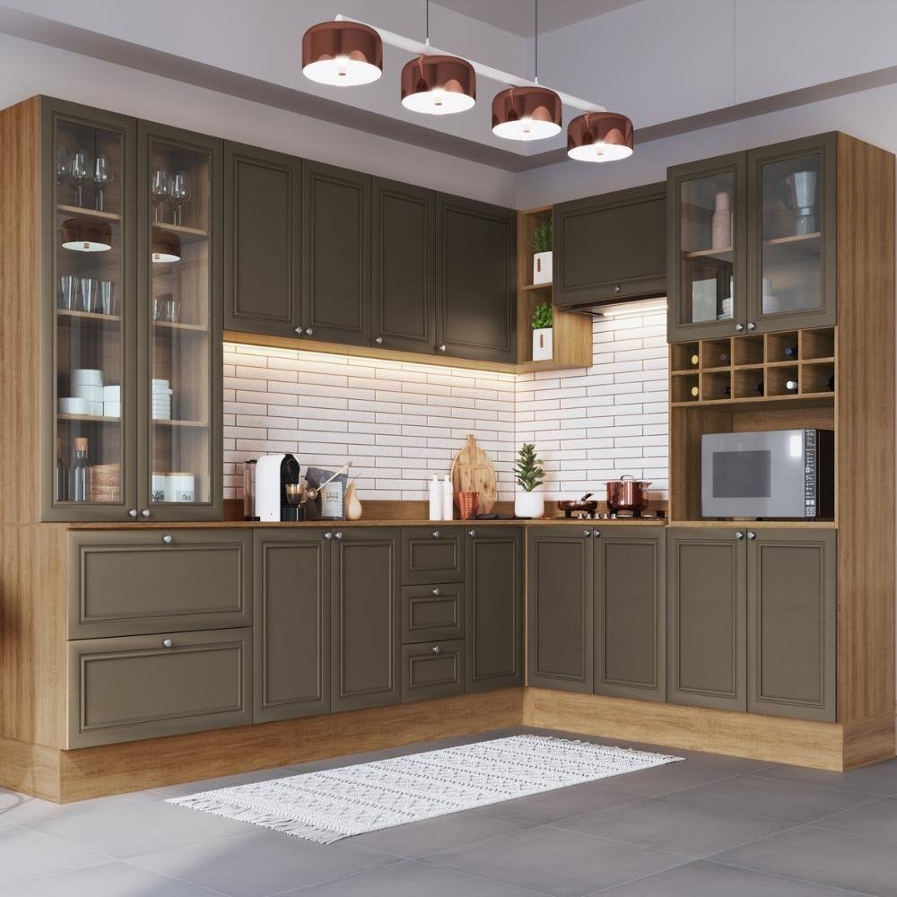 Conjunto Jacarandá Montana-bronze | MadeiraMadeira