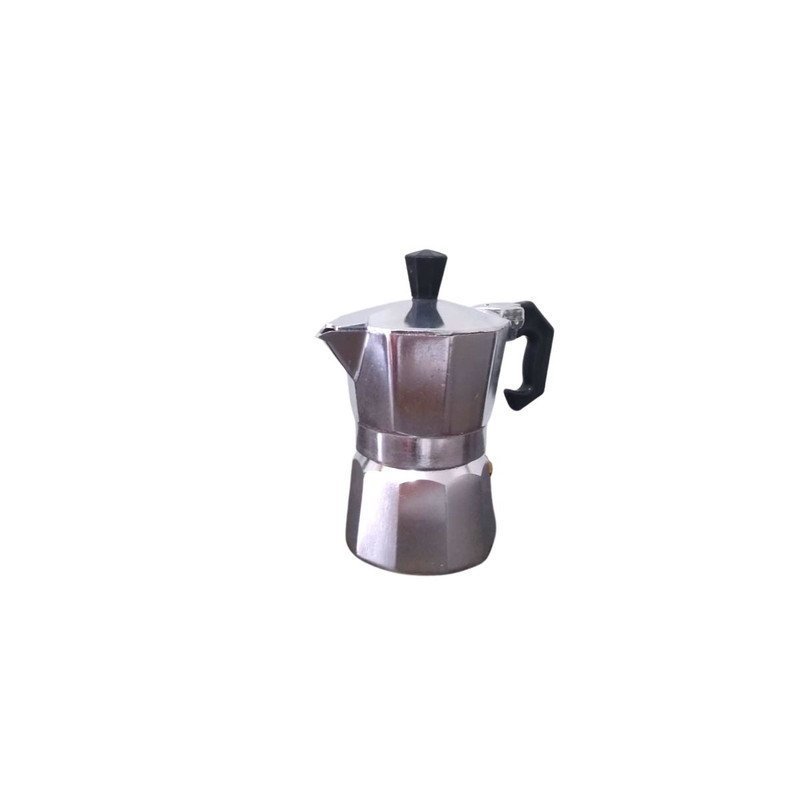 Mini Cafeteira Italiana Moka Em Alumínio Para 1 Xícara 50 ML Ke Home ...