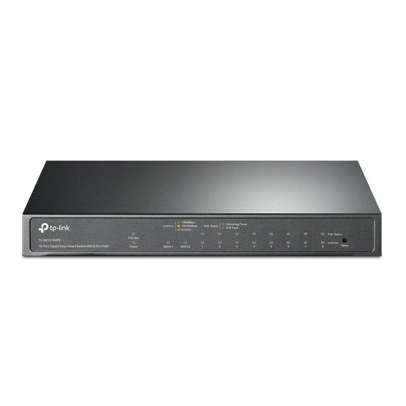 Switch de Rede 8 Portas Poe Gigabit + 1 Porta Sfp Rj45 - Modelo ...