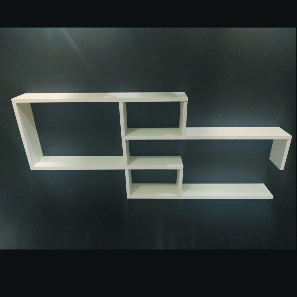 Nicho Prateleira Suspenso para Quarto Zeus Solutions Slim - Branco | MadeiraMadeira