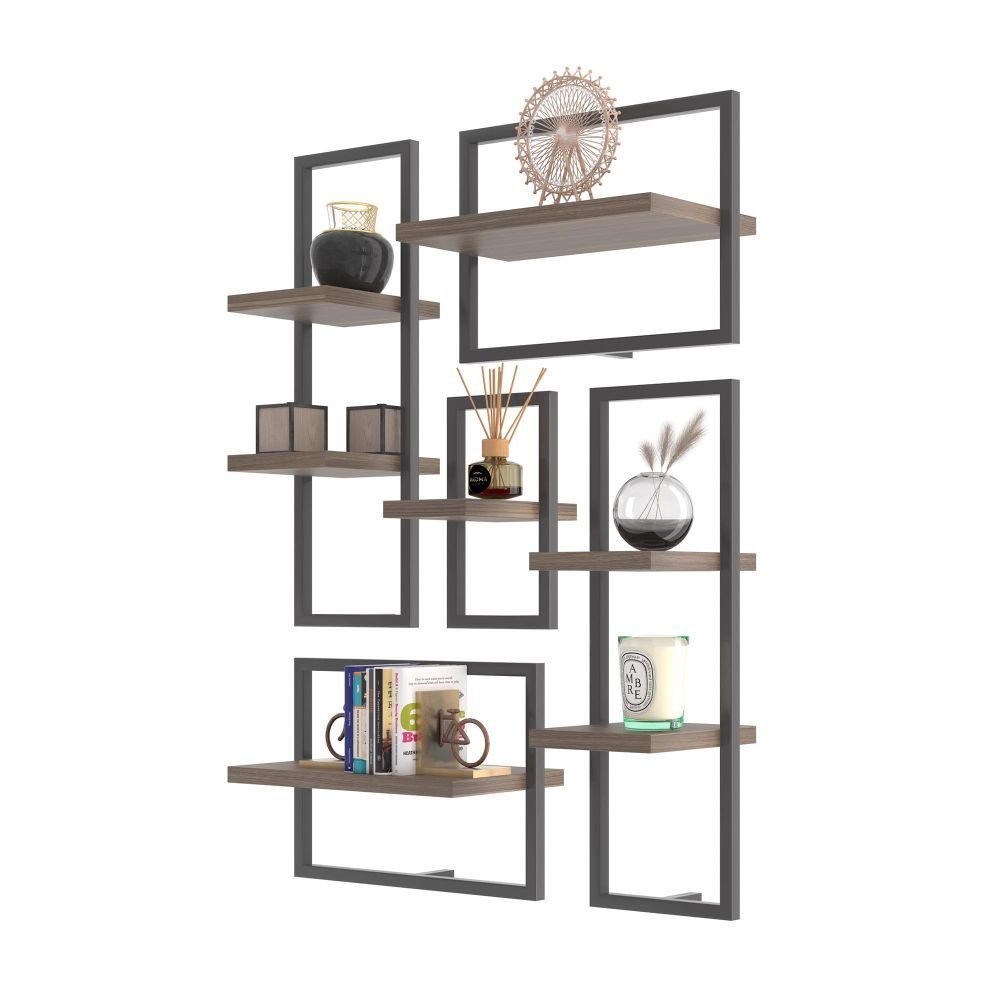 Jogo com 7 Prateleiras Turim Affara | MadeiraMadeira