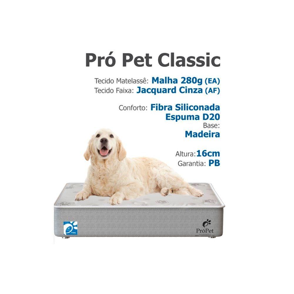 Cama box PET Cachorro / Gato Pequeno PróPet Classic Branco (45x55x16 ...