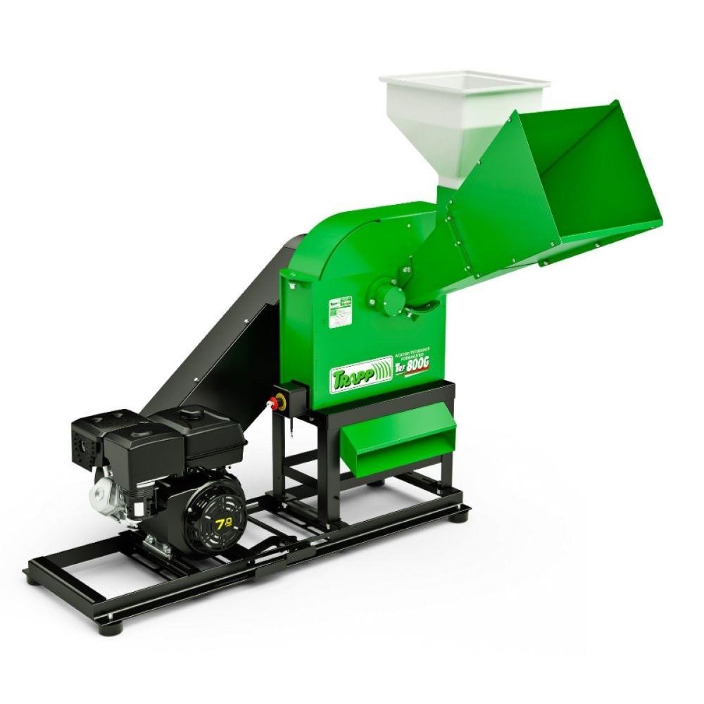 Triturador Forrageiro Motor a Gasolina 15hp Nr-12 Trf 800g Trapp | MadeiraMadeira