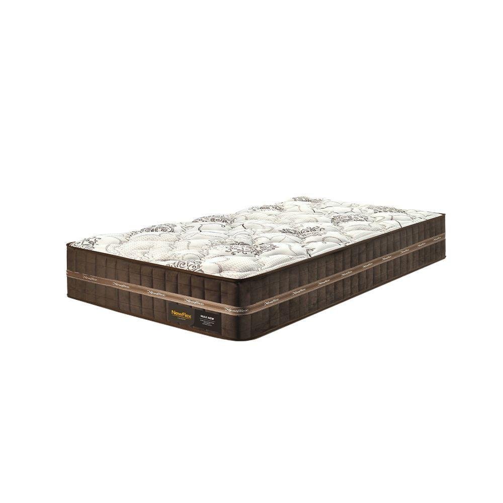Colchão Solteiro NEWFLEX 88X188 Max New Marrom Newflex | MadeiraMadeira