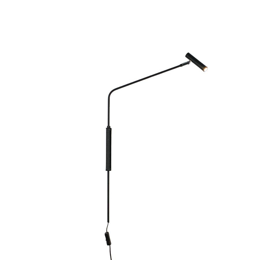 Arandela Tubo Articulado 54x37cm Alumínio Preto AR1878 | MadeiraMadeira