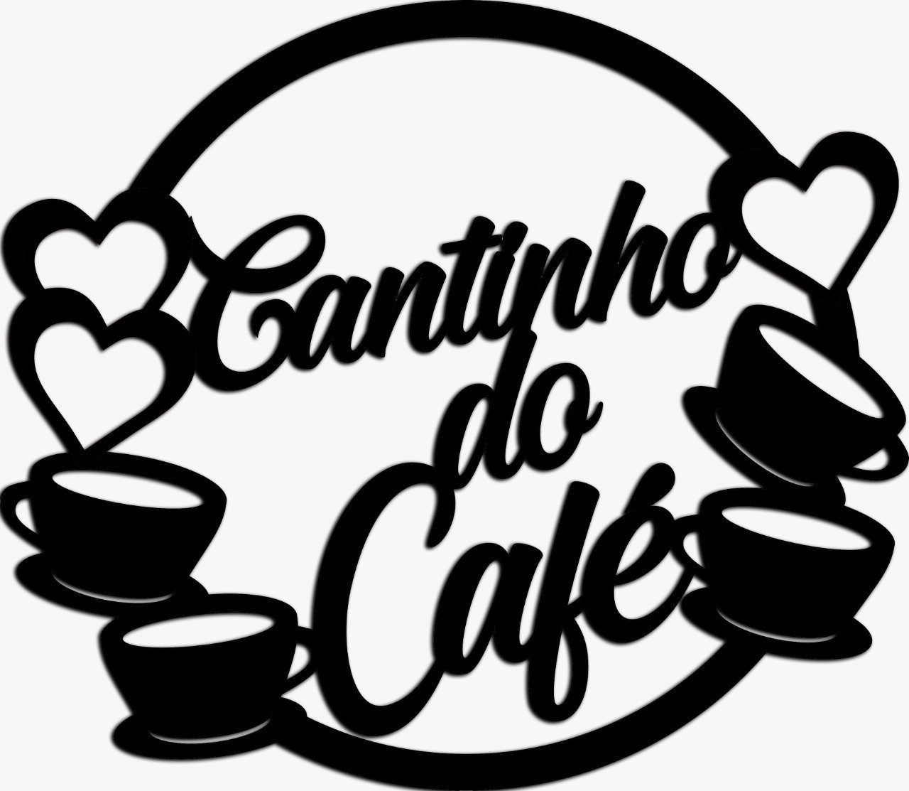 Placa Decorativa Cantinho Do Café Mdf 3mm | MadeiraMadeira