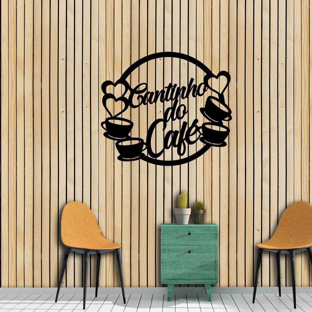 Placa Decorativa Cantinho Do Café Mdf 3mm | MadeiraMadeira