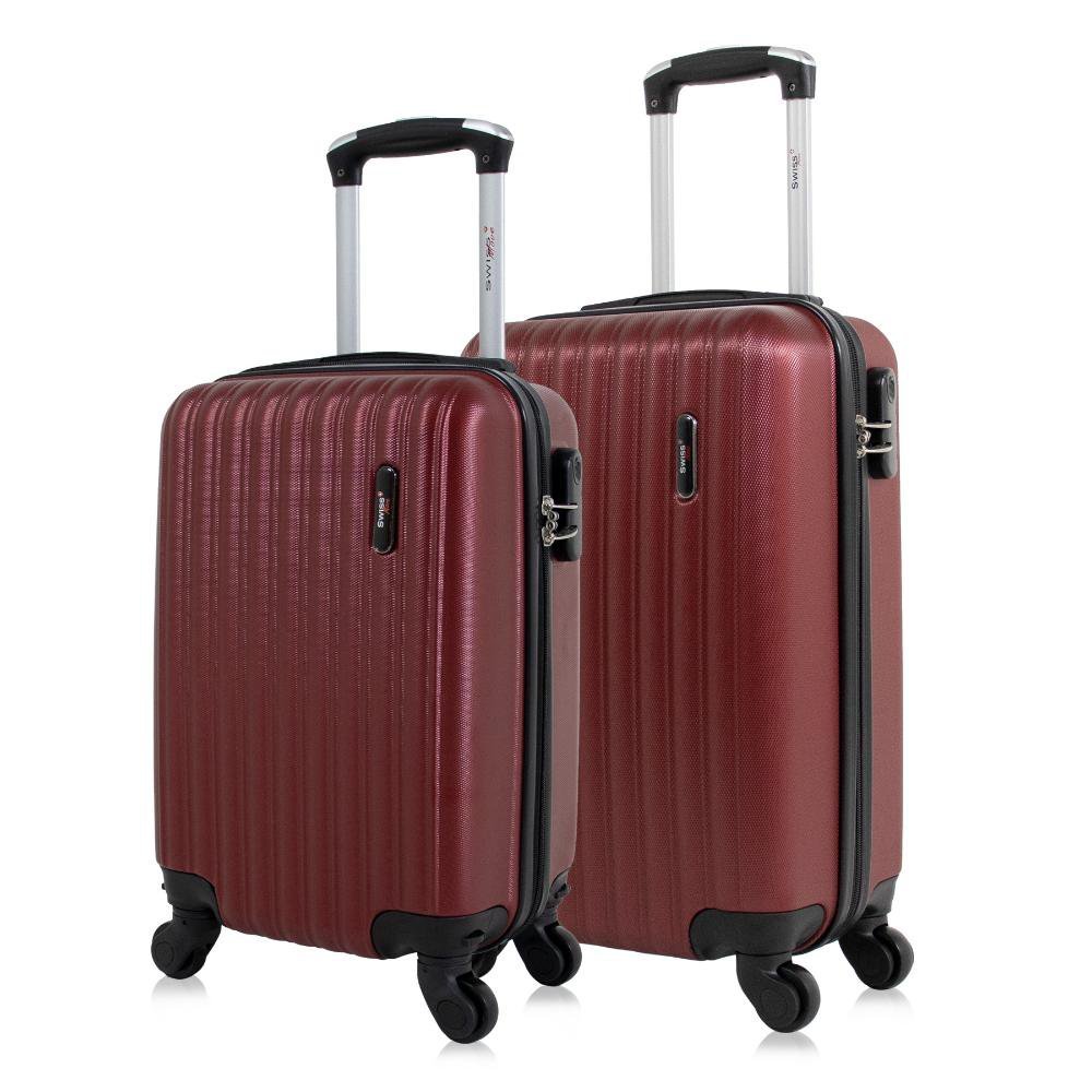 Kit mala de viagem PP e P Londres Vinho Swiss Move | MadeiraMadeira