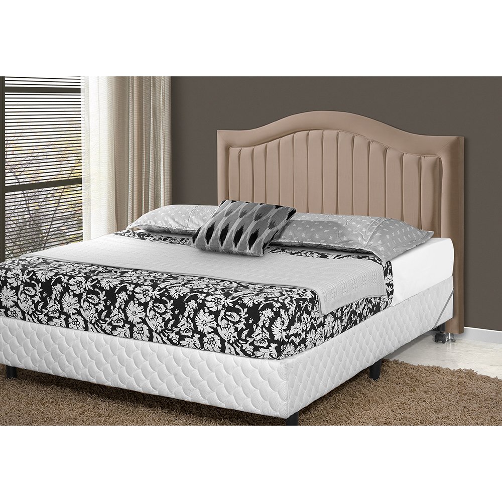 Cabeceira Solteiro Atlanta Perfil 0,88 Bege | MadeiraMadeira