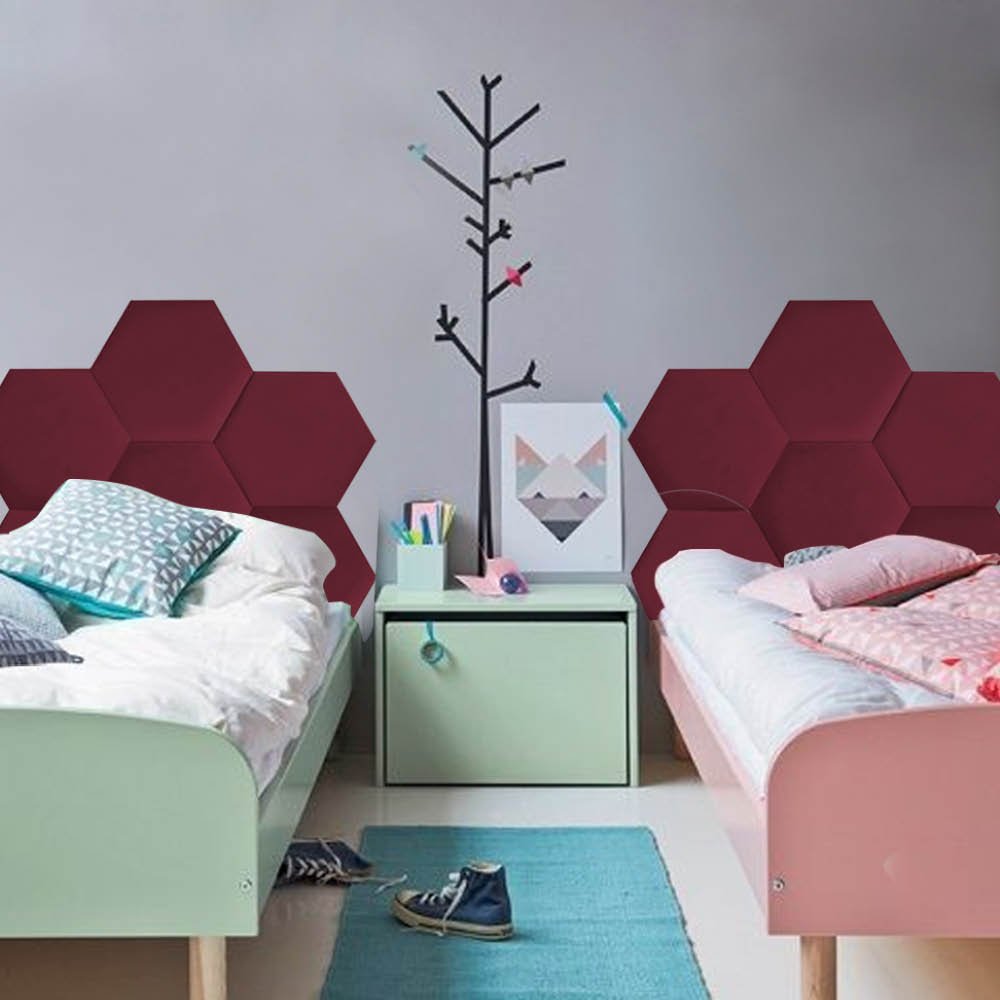 Cabeceira Painel Modulado Colmeia Blogueirinha Estofada 90cm Solteiro ...