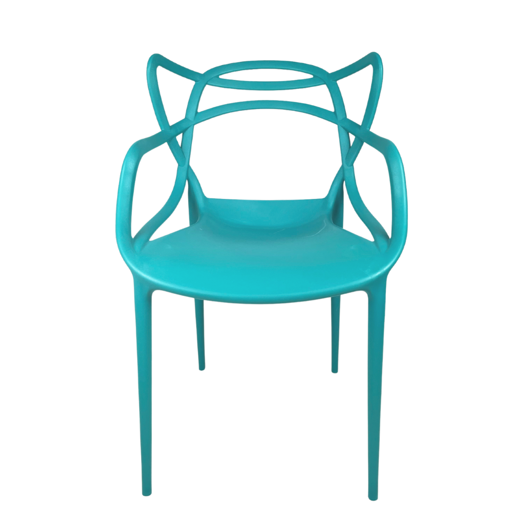 Cadeira Allegra Azul Tiffany / Turquesa | MadeiraMadeira