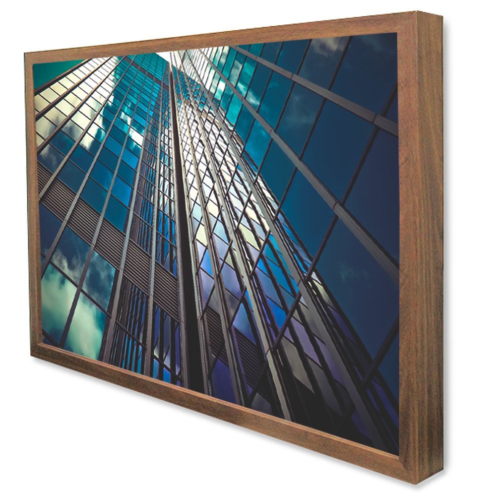 Quadro Decorativo Caixa Alta com Vidro Arquitetura Ângulo Visual dos ...