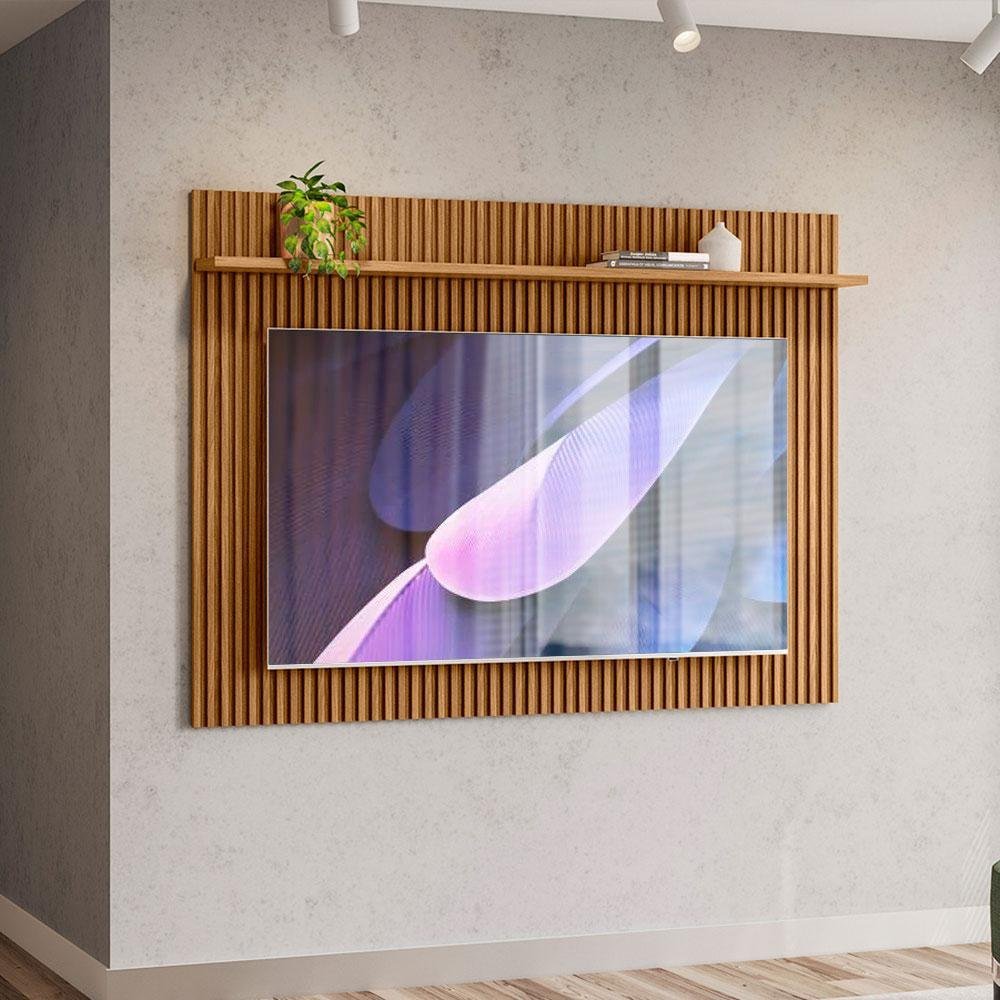 Painel Ripado para Tv até 75 Polegadas | MadeiraMadeira