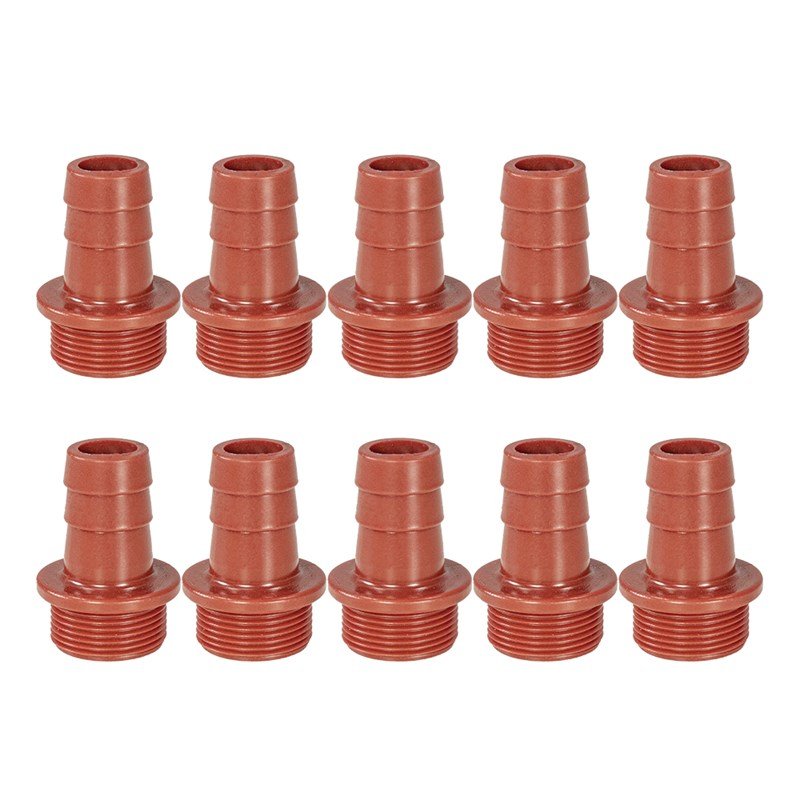 Espigao de plastico fixo rosca macho bsp 3/4 para mangueira 3/4 10 ...