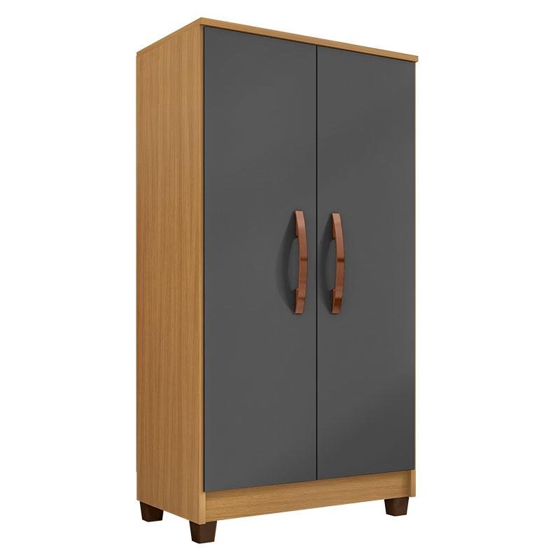 Guarda Roupa Solteiro Modena com 4 Portas e Armário Multiuso Recife ...