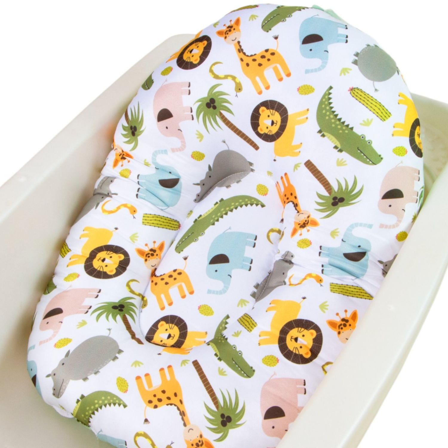 Almofada de Banho para Bebê Bichos da Selva | MadeiraMadeira
