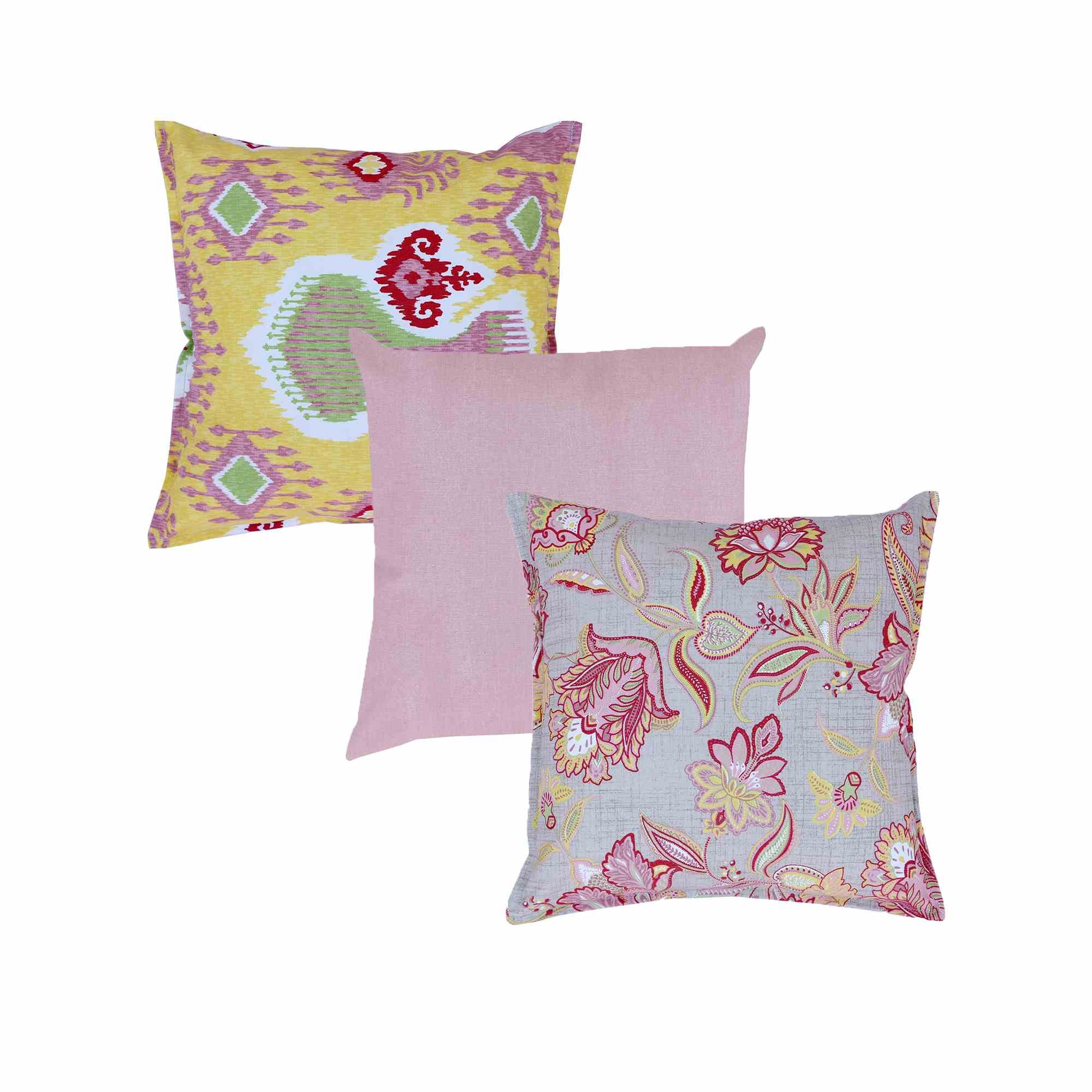 Kit Capas de Almofadas Cores Rose | MadeiraMadeira