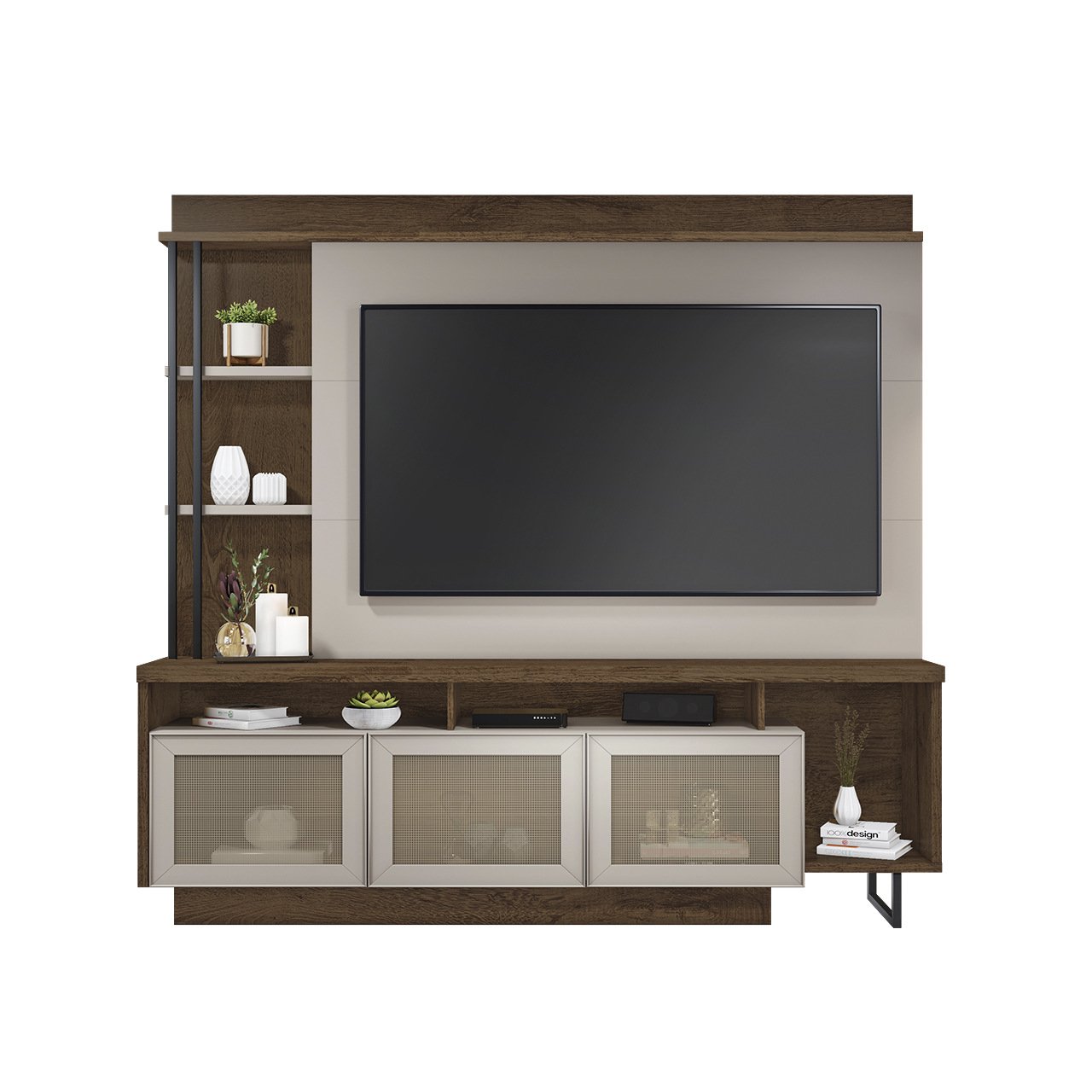 Estante Home para Tv de Até 65 Polegadas Equilíbrio JCM Movelaria ...