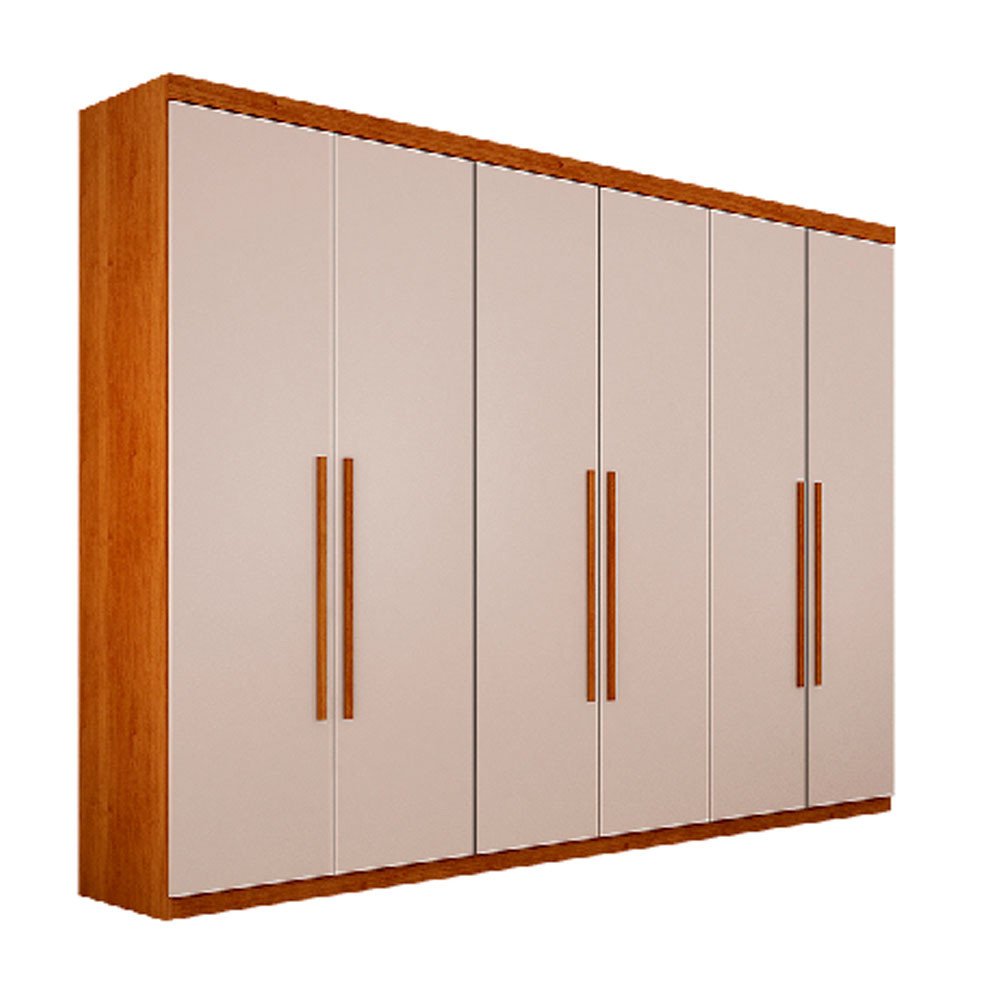 Roupeiro Orion em Mdf com 6 Portas e 6 Gavetas Sallêto | MadeiraMadeira