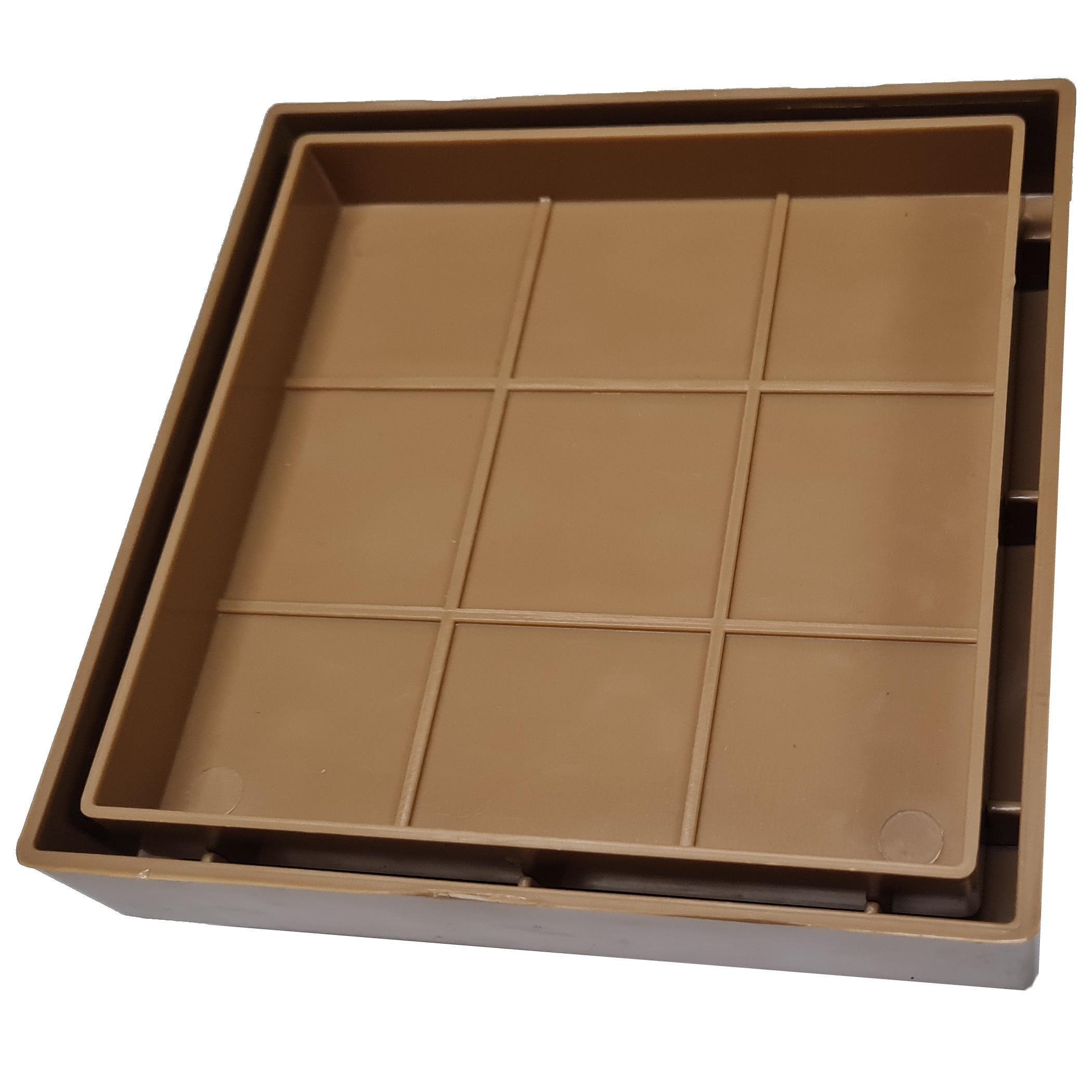 Ralo 10x10 Oculto Seca Piso/ Porcelanato Marrom Claro | MadeiraMadeira