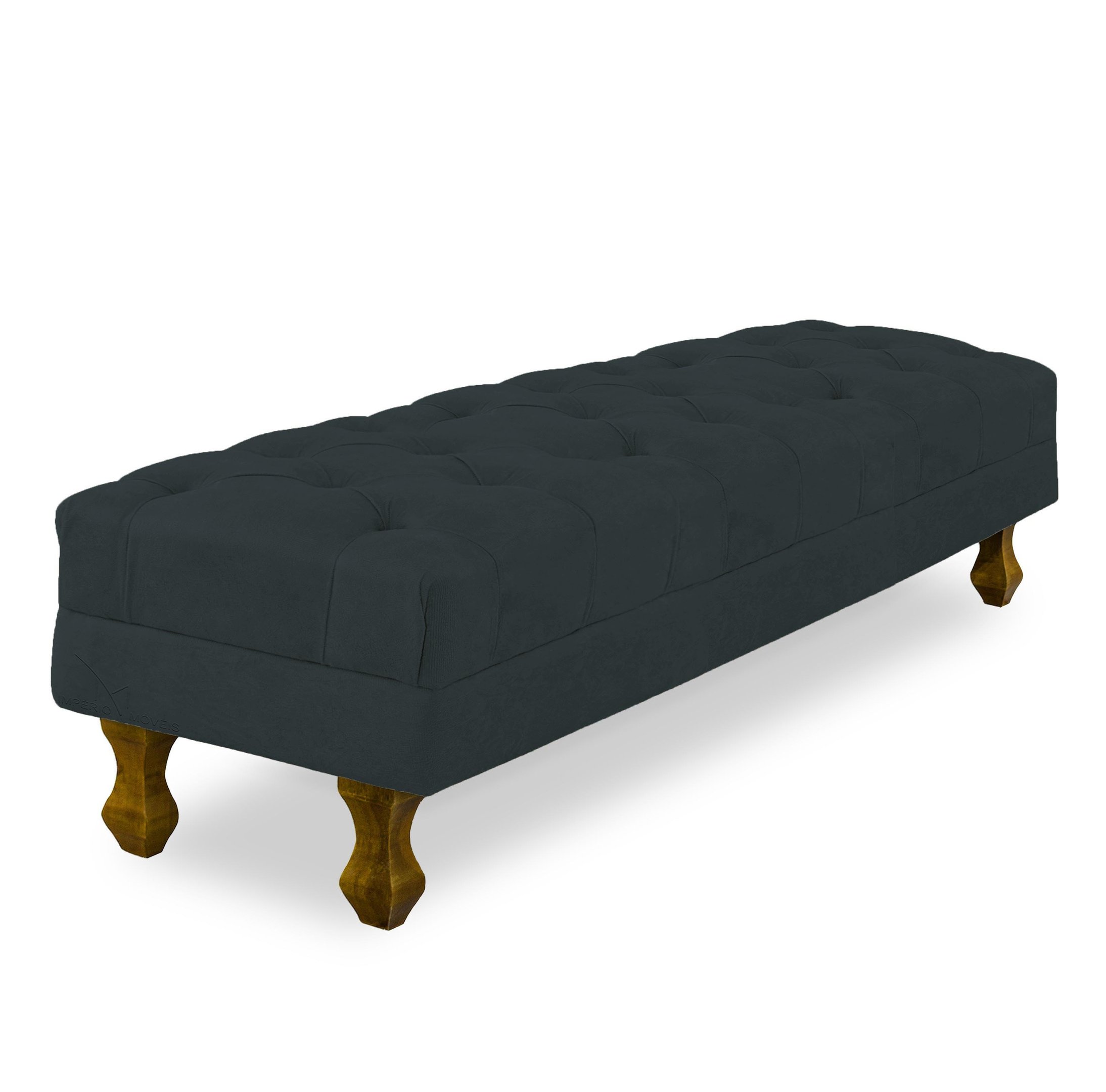 Puff Luiz Xv Decorativo para Sala De Estar Recepção Quarto Painel 120cm ...