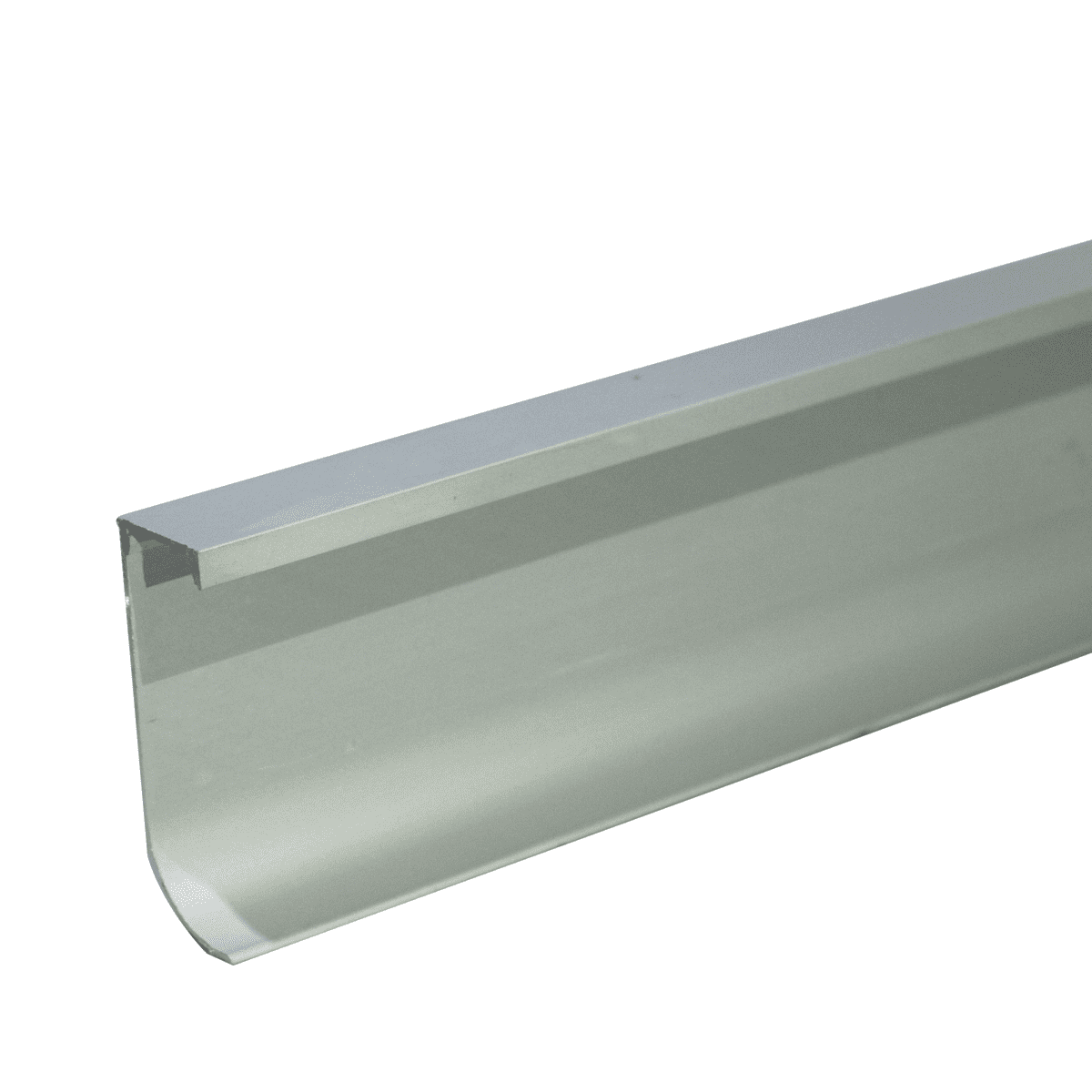 Rodapé Invertido Curvo Lete Autocolante em Aluminio com Aba para LED ...