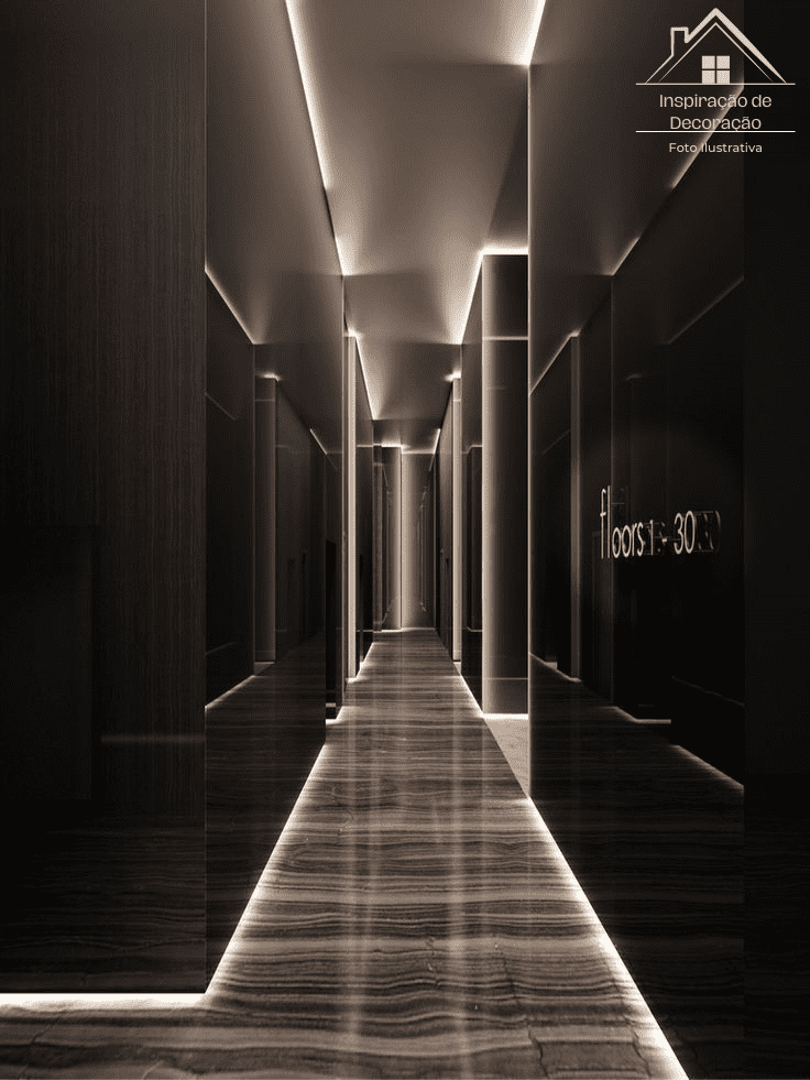 Rodapé Invertido Curvo Lete Autocolante em Aluminio com Aba para LED ...