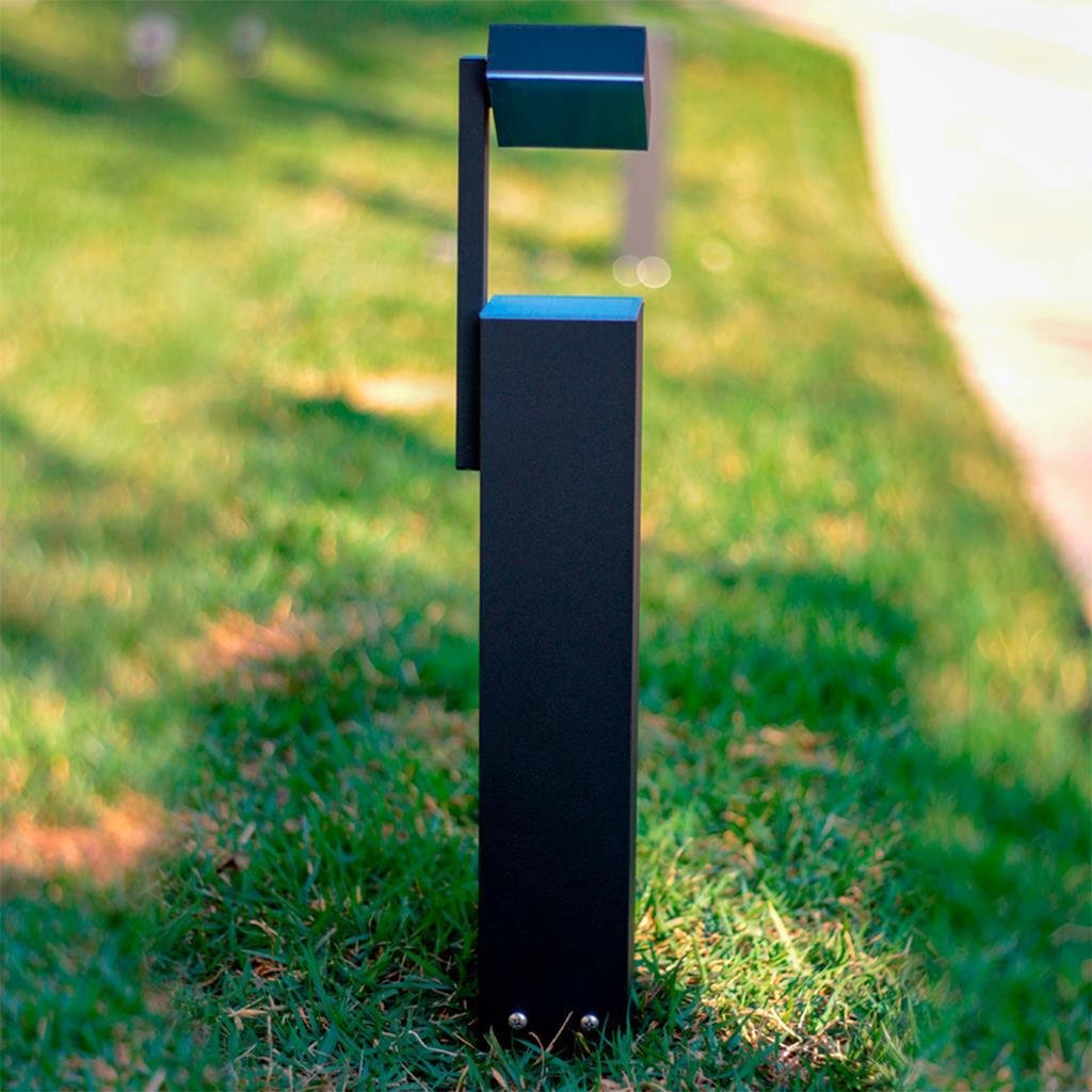 Poste Balizador Jardim Luminária Direcional Branco Gu10 | MadeiraMadeira