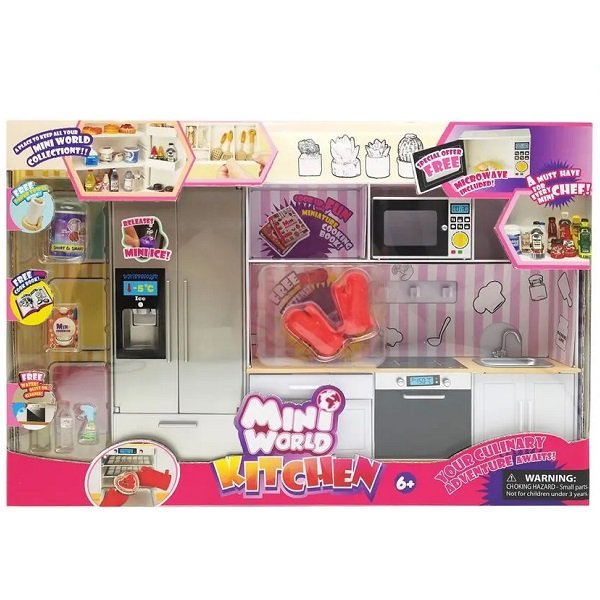 Mini World Playset Cozinha Multikids | MadeiraMadeira