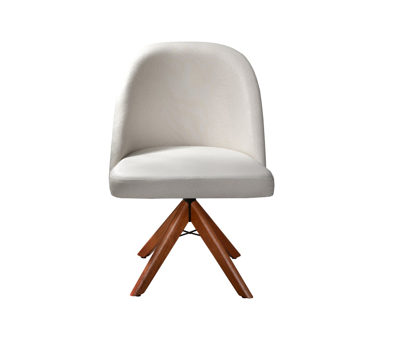 Poltrona Lua Base Giratória De Madeira Zurc Decor | MadeiraMadeira