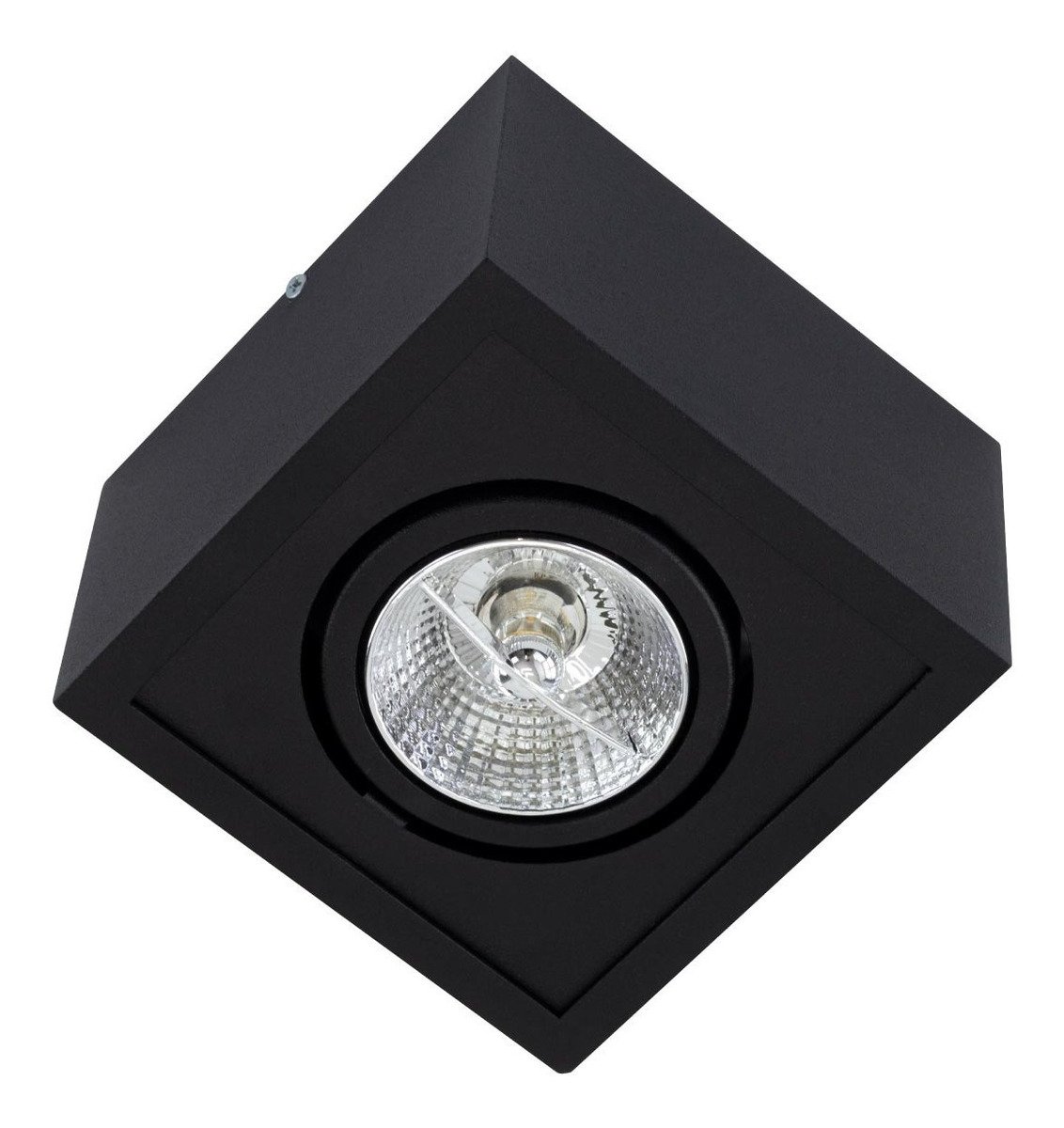 Plafon Spot Sobrepor Box Orluce Preto + LED AR70 Br. Frio ST2761 ...