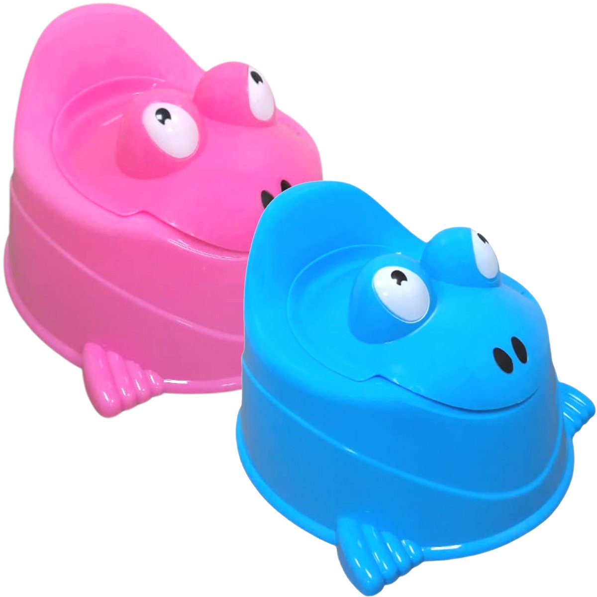 Troninho Penico Infantil com Tampa Sapinho Bichinho Menino Menina ...