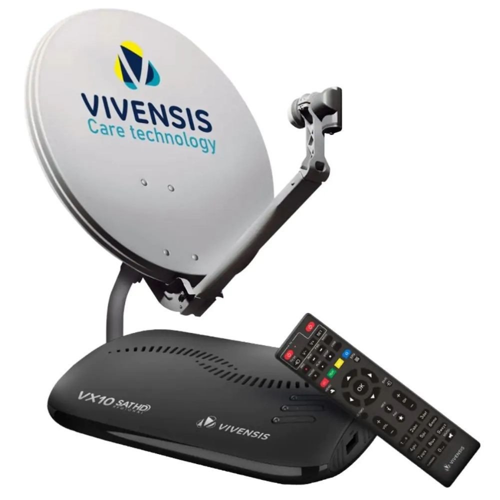 Kit de Receptor de Tv Digital e Antena Mini Vivensis | MadeiraMadeira