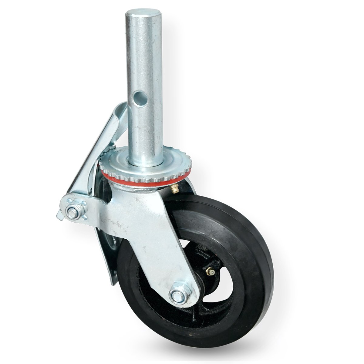 Roda Para Andaime Rodízio De Borracha E Ferro 330mm 200kg | MadeiraMadeira