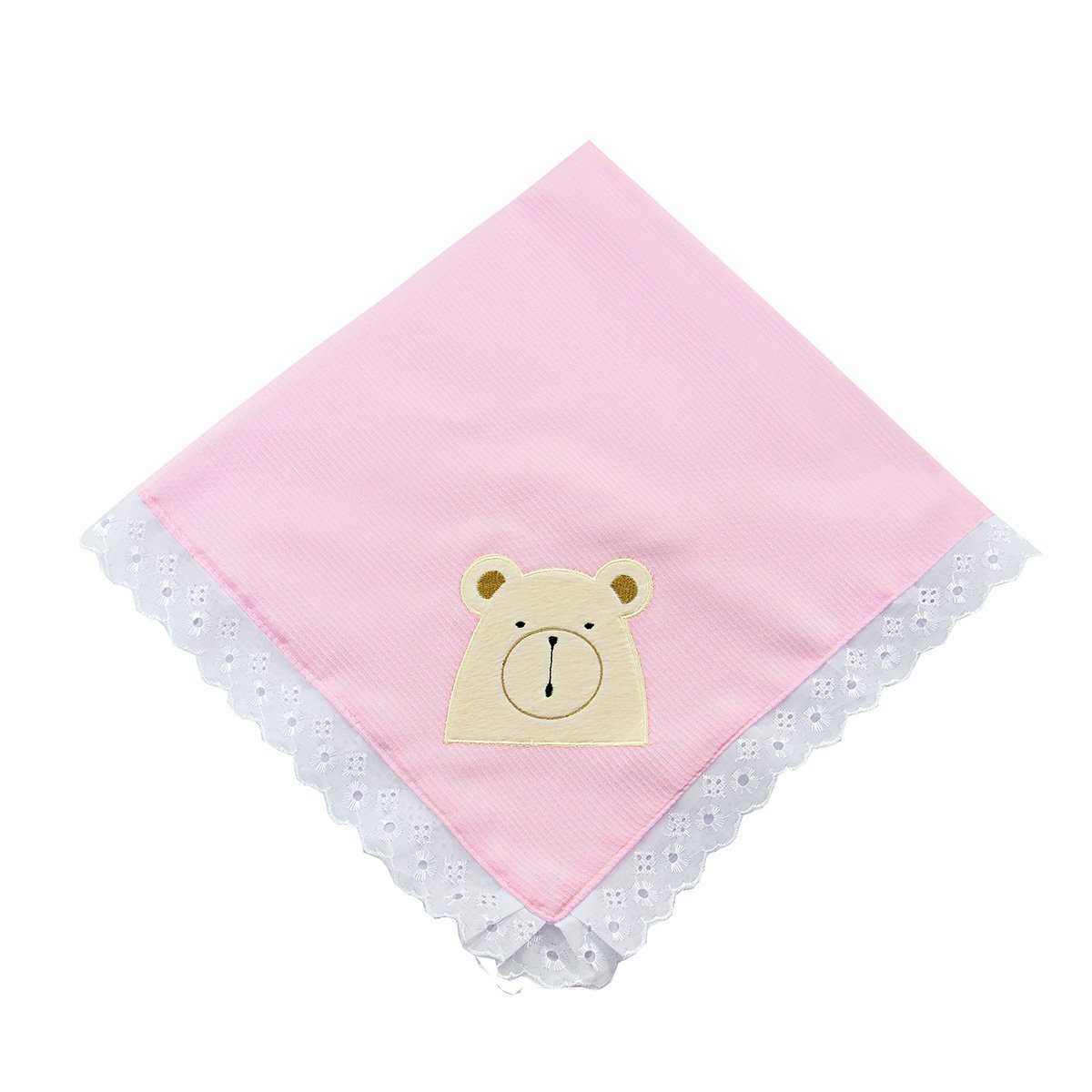 Manta Para Bebe Dupla Pique Carinho Rosa 100% Algodão- 1 Peça Balu Baby ...