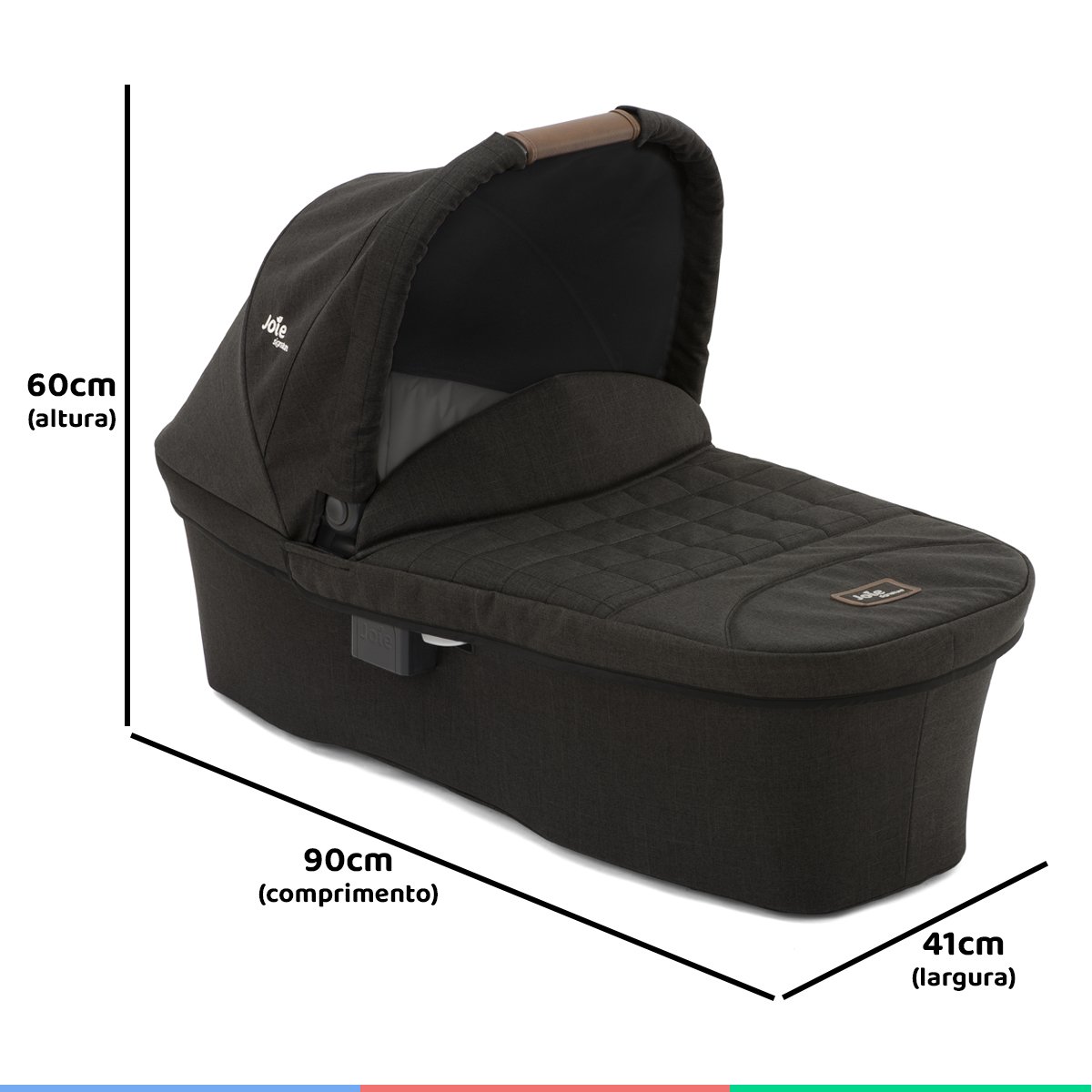 Berço Moisés Para Recém Nascido Até 9 Kg Portátil Moisés Ramble XL ...