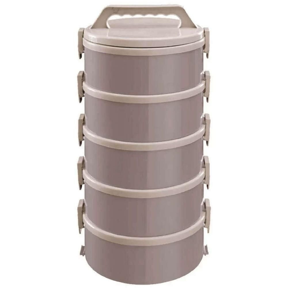 Cj 5 Marmitas Térmicas 25 Pratos Térmicos 1,8l Cappuccino Simonaggio Treviso | MadeiraMadeira