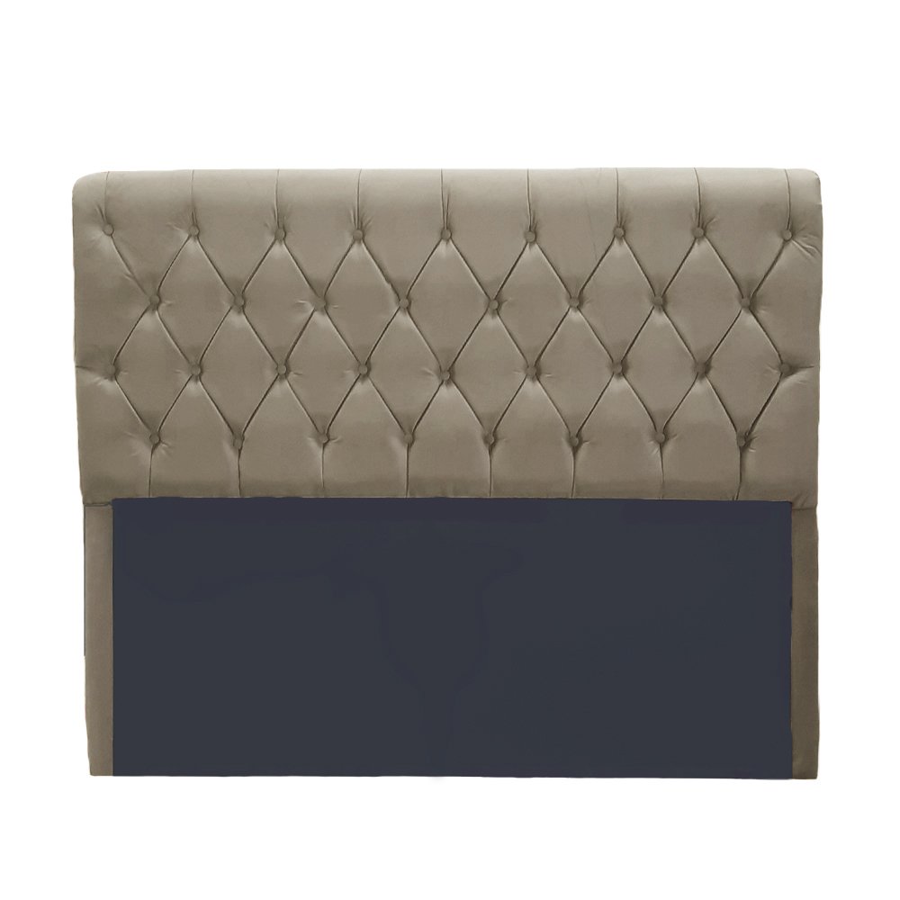 Cabeceira Lady 1,40 Suede Bege Rosado - Dominic Decor Cristal ...