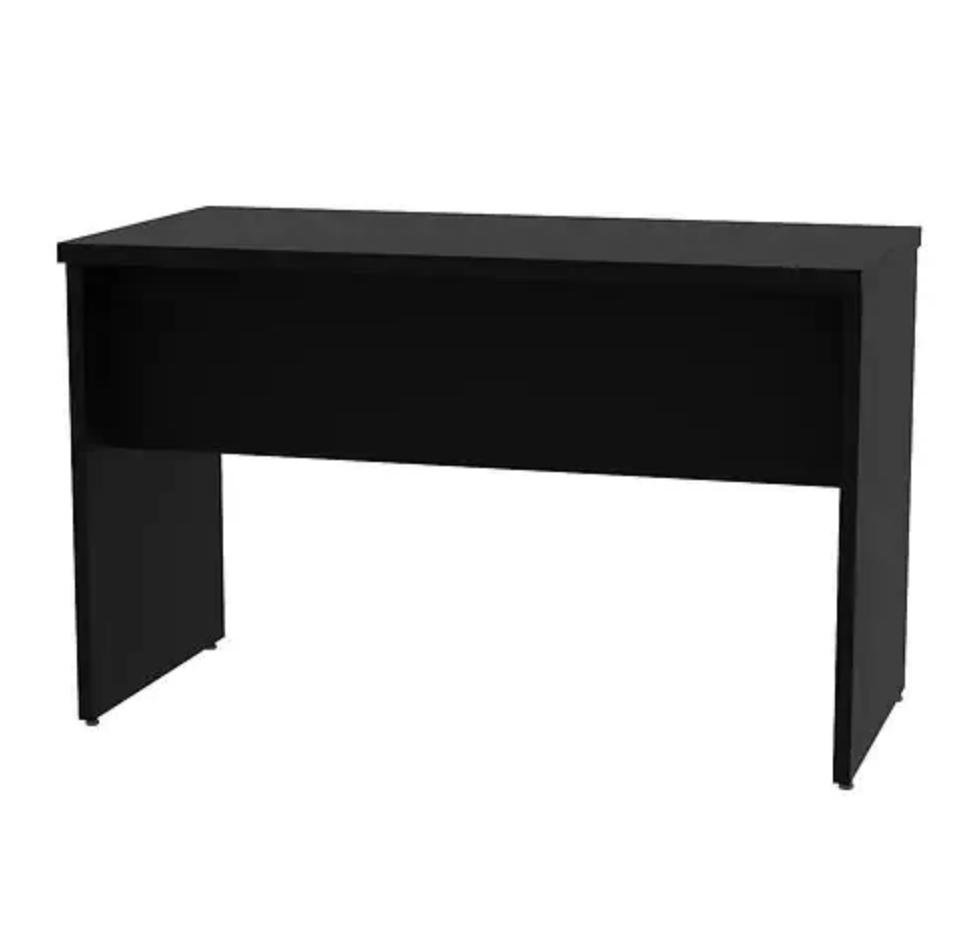 Mesa Escritório Reta 1,20m X 0,60cm Preta | MadeiraMadeira