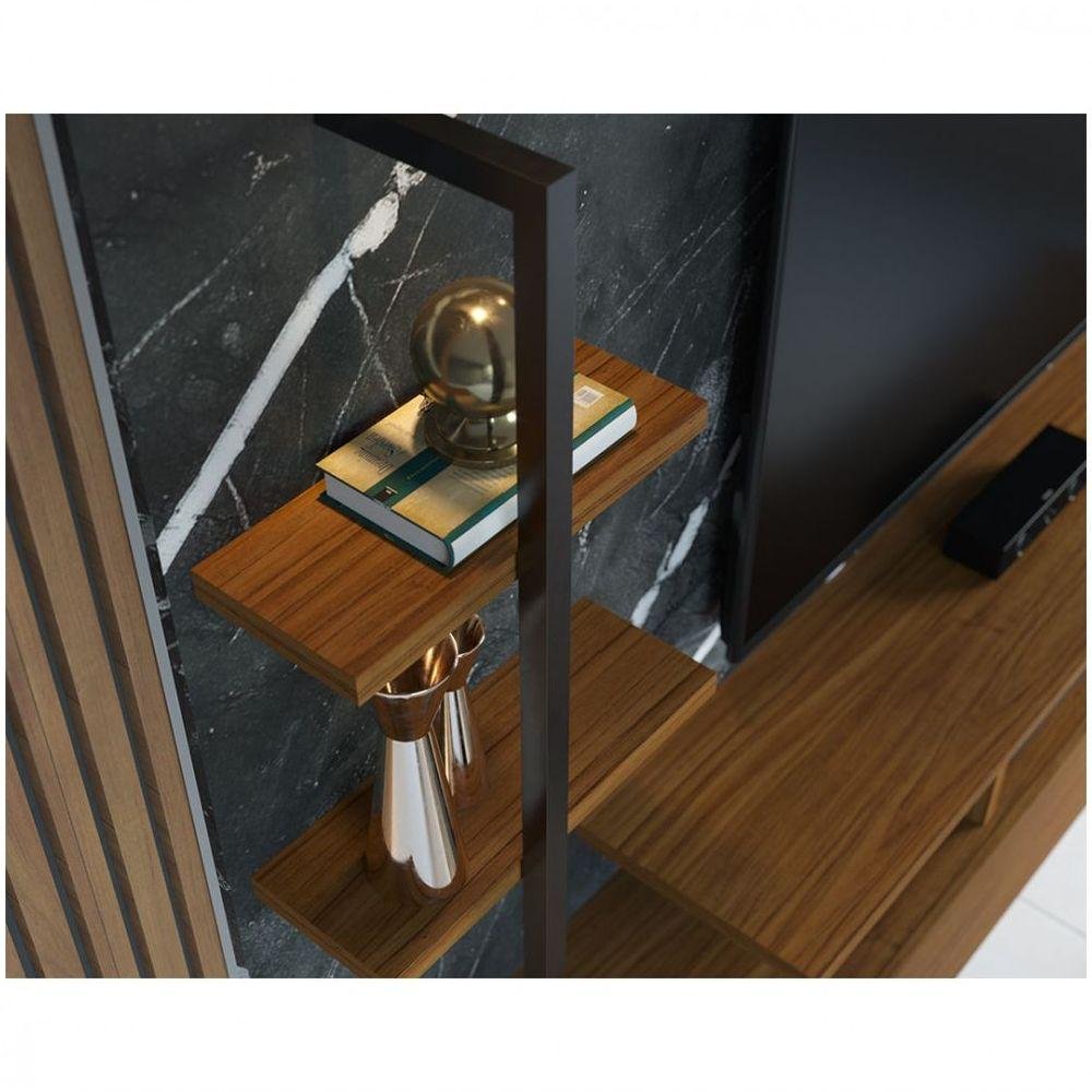 Home Colibri Maragogi Tv De Até 55'' Grigio/Noce Milano | MadeiraMadeira